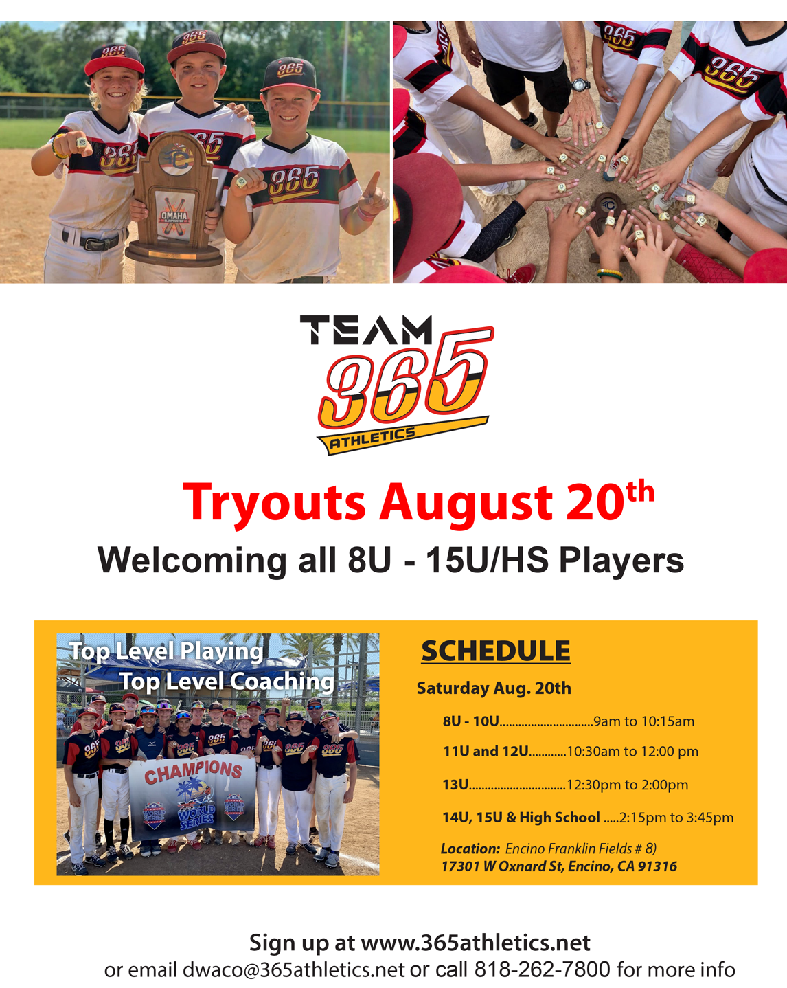 365 Athletics – Building skills from the fields