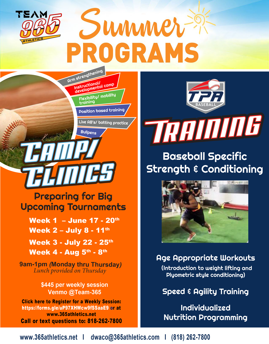 365 Athletics – Building skills from the fields